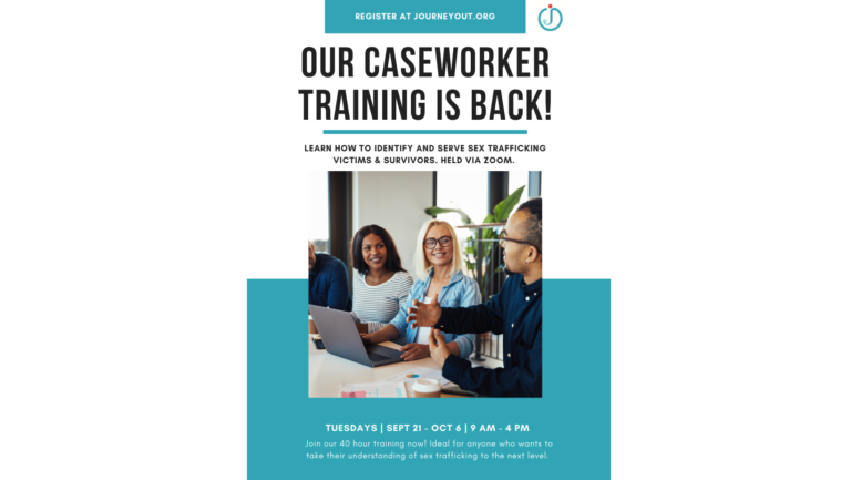 Fall 2021 Caseworker Certification Training - Journey Out