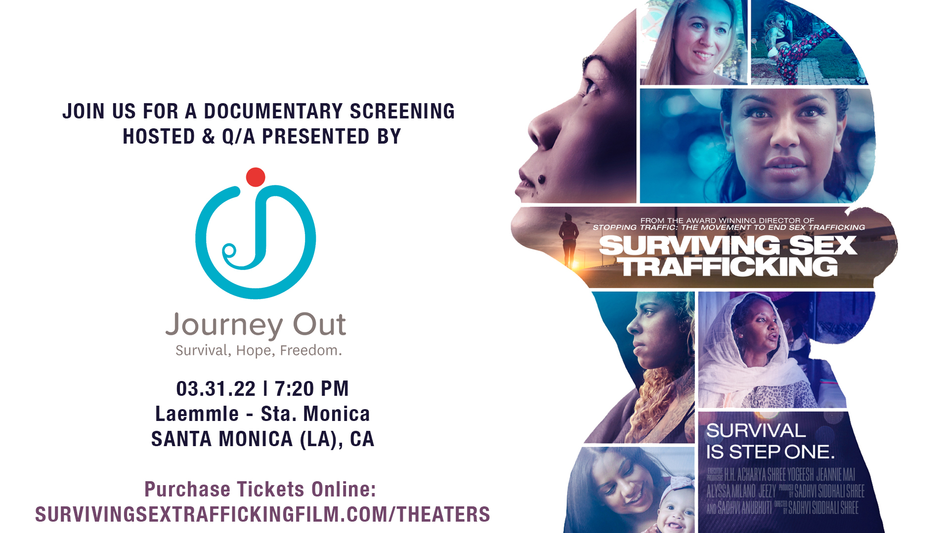 Surviving Sex Trafficking Film Screening La Location Journey Out